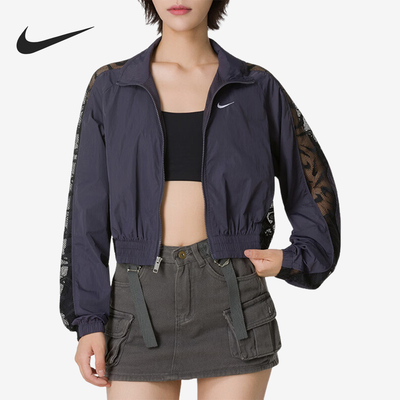 Nike耐克女梭织训练跑步外套