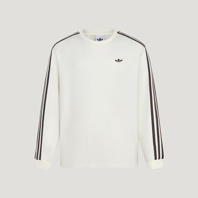 Adidas/阿迪达斯正品三叶草男士舒适日常运动针织长袖T恤LC8312