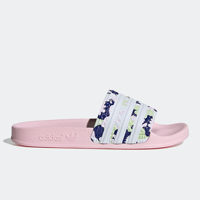 阿迪达斯三叶草大童运动休闲拖鞋