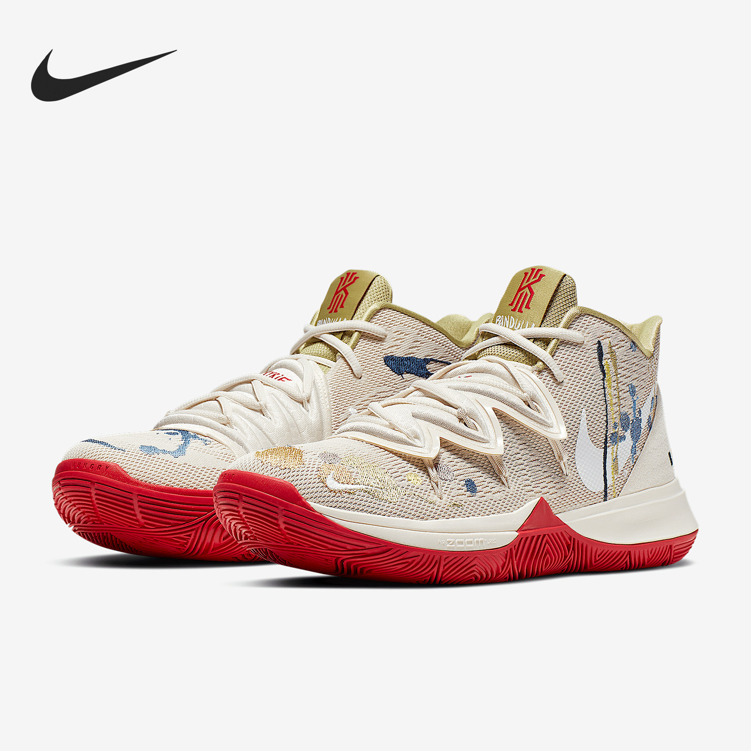 Nike/耐克正品Kyrie 欧文5 BANDULU联名涂鸦男运动篮球鞋 CK5837