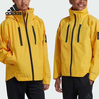Adidas/阿迪达斯正品2024年秋季大童梭织户外冲锋衣IX3591