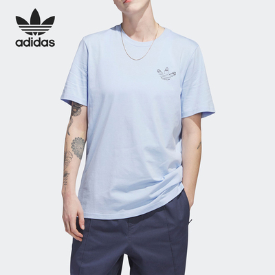 阿迪达斯男士宽松短袖T恤