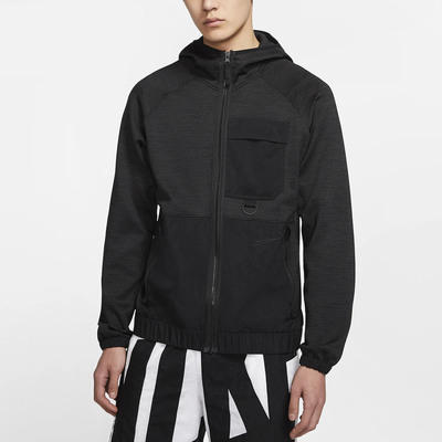 Nike/耐克正品当季新款男子休闲拉链篮球连帽运动外套BV9309