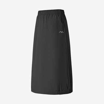 Skechers/斯凯奇正品夏季款女士松紧口袋印花梭织长裙P225W133