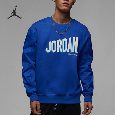 Nike/耐克官方正品JORDAN男士加绒宽松休闲运动卫衣DV7589-480