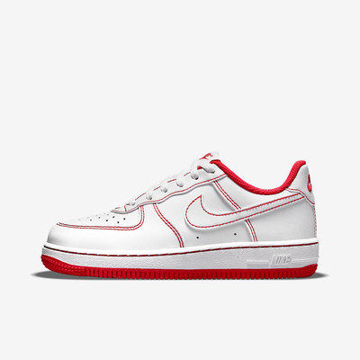 Nike耐克正品Air Force儿童低帮防滑轻盈系带运动鞋DC9672-100