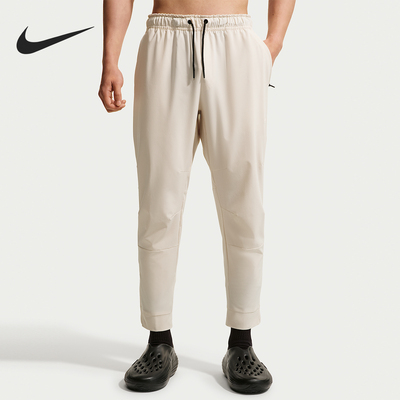 Nike/耐克正品春秋男士梭织训练系带透气简约长裤FB7549-251