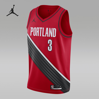 Nike/耐克正品 NBA 波特兰开拓者 麦科勒姆CJ3号限定球衣 CV9492