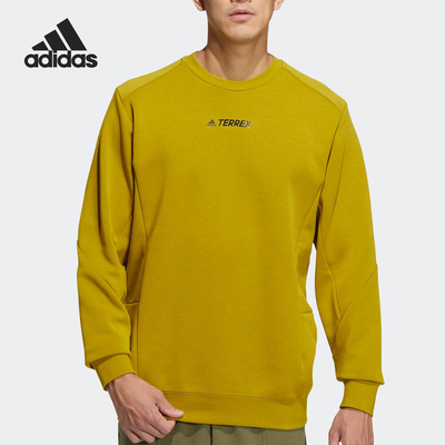 Adidas/阿迪达斯正品CREW SWEATSHIRT男女圆领宽松卫衣HN2034