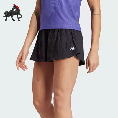 Adidas/阿迪达斯正品Logo印花松紧腰三分休闲经典舒适短裤IV6093