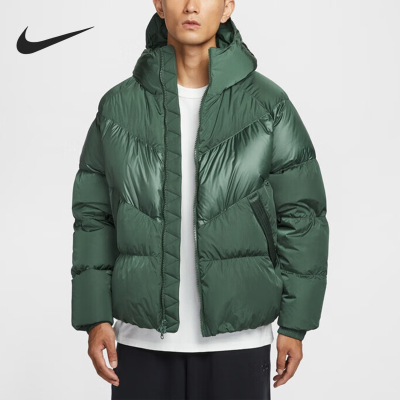 Nike/耐克正品2025冬季款男士保暖连帽宽松羽绒服IB2961-319