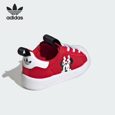 Adidas/阿迪达斯正品三叶草婴童轻盈透气低帮运动板鞋JH5179