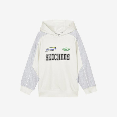 Skechers/斯凯奇正品春秋款男童针织连帽套头卫衣L324B004-0074