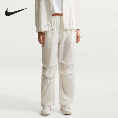 Nike/耐克正品2026女士休闲梭织经典简约透气舒适长裤IO3377-133