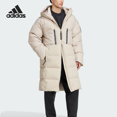 Adidas/阿迪达斯正品新款男士蓬松保暖运动连帽羽绒服IV7364