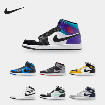 耐克男士复古防滑系带篮球鞋