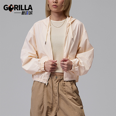 Nike/耐克正品JORDAN女士运动时尚简约连帽长袖夹克IF1178-110