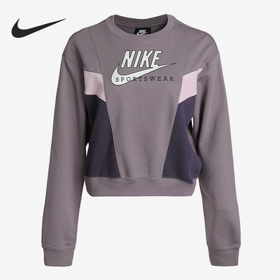 耐克女子撞色运动套头衫