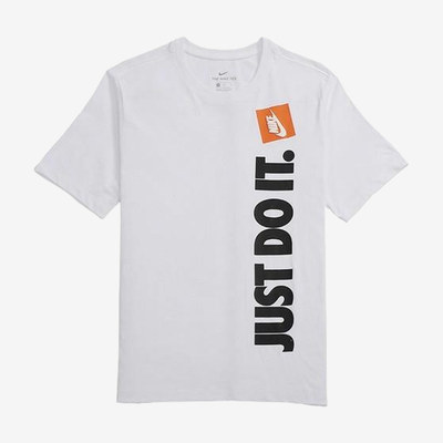 Nike耐克正品Just Do It男士字母透气直筒型短袖T恤CT6301-100