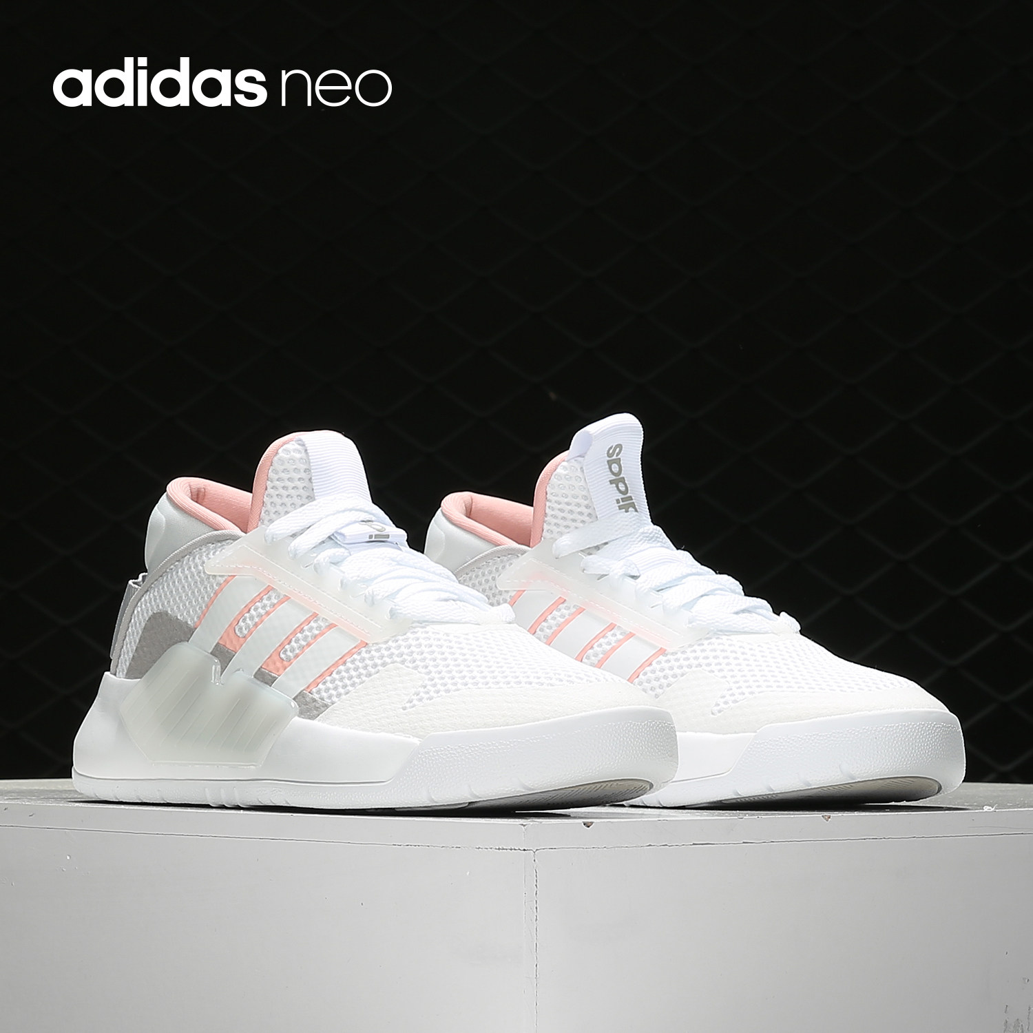 Adidas/阿迪达斯官方正品NEO B-Ball 90S男女休闲运动鞋 EF0638_虎窝淘