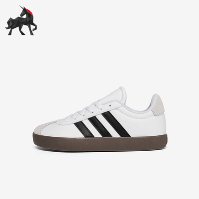 Adidas/阿迪达斯正品VL COURT 3.0儿童耐磨低帮板鞋ID9062