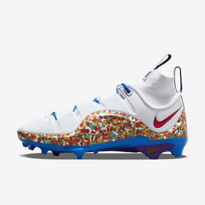Nike耐克正品男款Lebron 4 Menace舒适百搭足球鞋FV8044-100