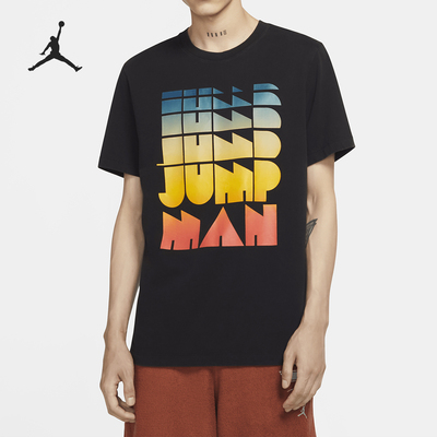 NIKE/耐克正品 JORDAN AIR 男子水洗圆领运动型格短袖T恤 CN3108