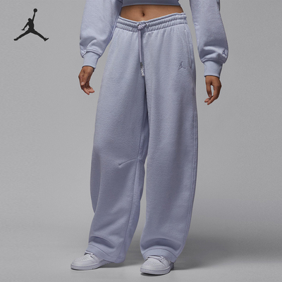 Nike/耐克正品JORDAN女士休闲宽松针织日常加绒长裤HV0330-057