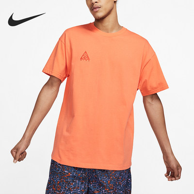 Nike耐克正品男款徽标落肩版型夏季日常穿着短袖T恤BQ7342-842