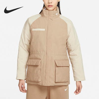 Nike/耐克正品冬季新款保暖女子运动休闲加厚保暖棉服DQ6851-200