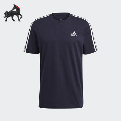 Adidas/阿迪达斯正品ESENTIALSENTIALS男士经典运动短袖T恤GL3734