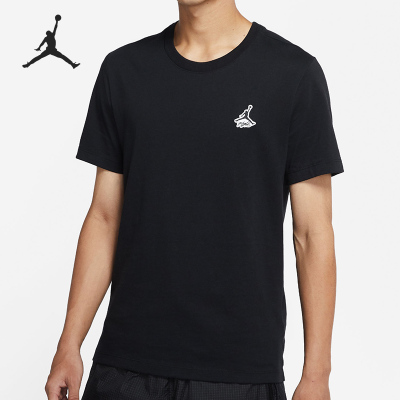 Nike/耐克正品JORDAN 男子圆领宽松休闲短袖DH3613-010