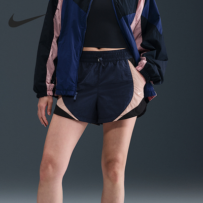 Nike/耐克官方正品夏季女士中腰宽松复古透气运动短裤HV4032-410