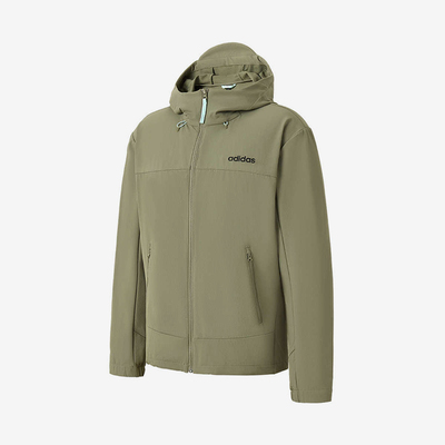 Adidas/阿迪达斯正品新款男士经典梭织户外连帽夹克外套JL8258