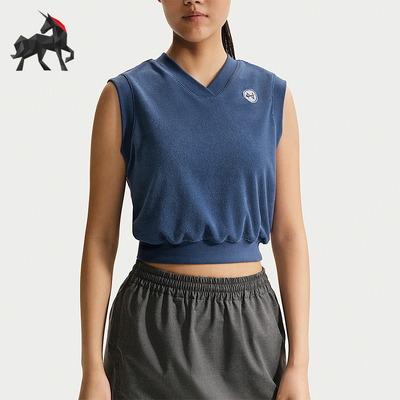 Nike/耐克正品Sportswear女士运动针织柔软无袖背心T恤IF0574-461
