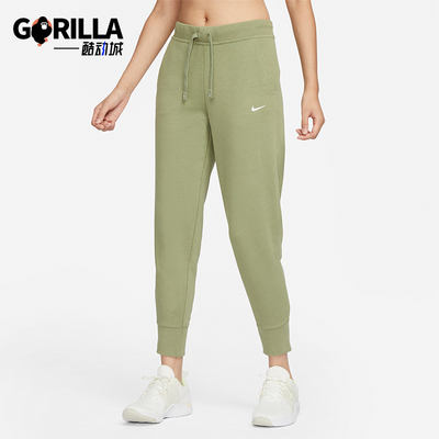 耐克女士款针织束脚收口运动长裤