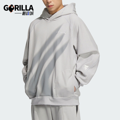 Adidas/阿迪达斯正品新款男士运动休闲连帽卫衣套头卫衣KA2459