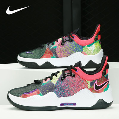 Nike/耐克正品当季新款保罗乔治5实战缓震男子篮球鞋CW3146-600