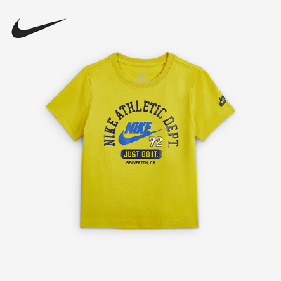 Nike/耐克正品2025夏季款小童套头落肩运动透气短袖IO6124-726