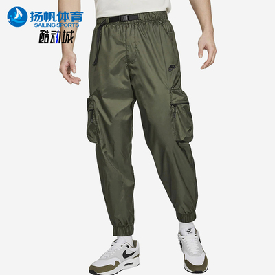 耐克男子工装多口袋刺绣运动长裤