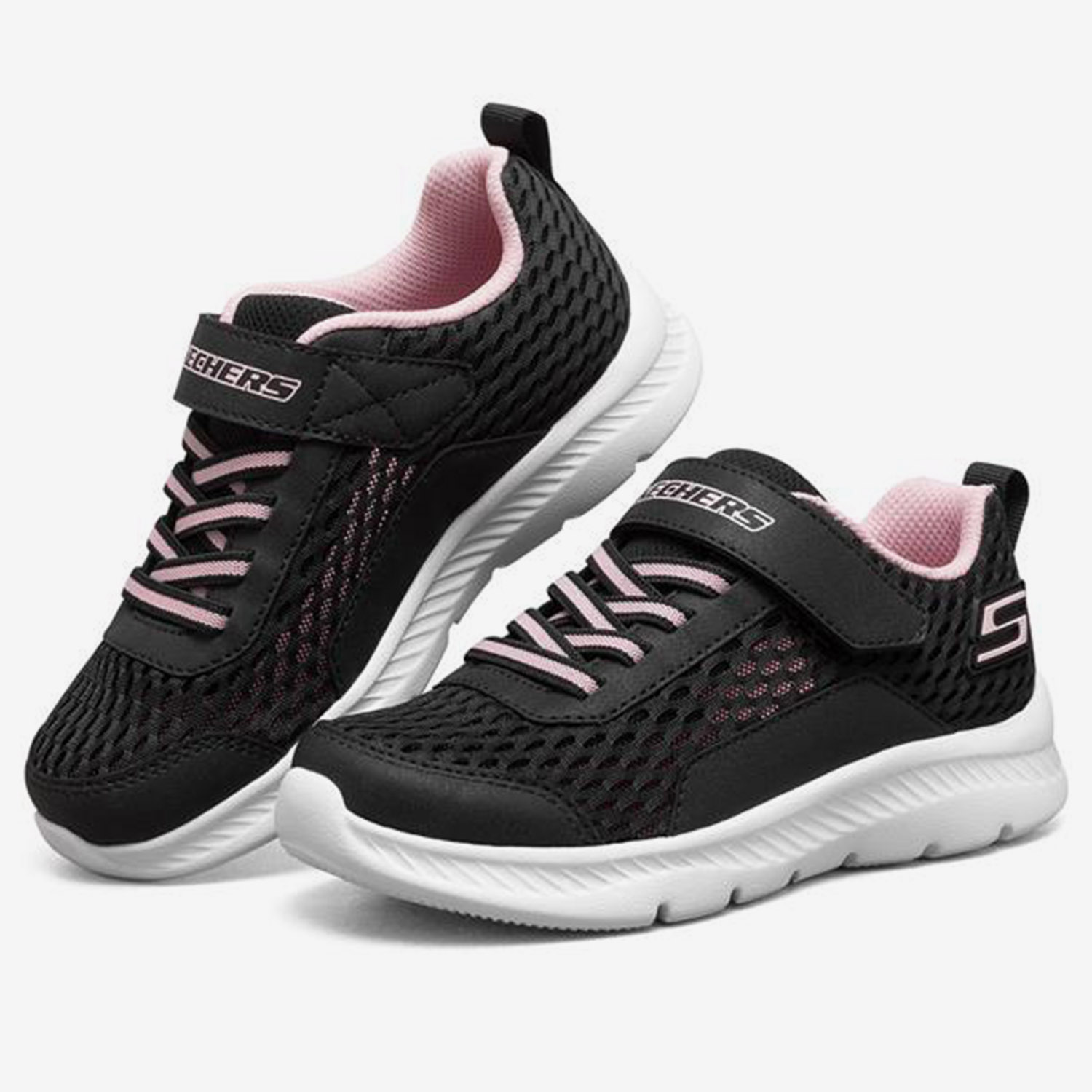 Skechers/斯凯奇正品春夏新款青少年女大童休闲魔术贴运动童鞋