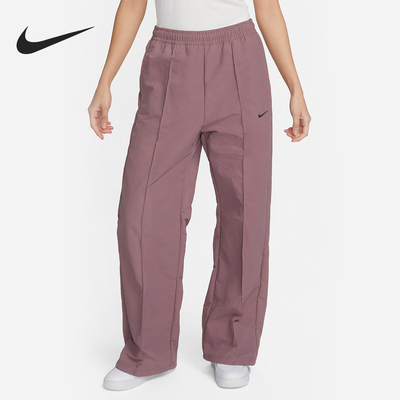 Nike/耐克正品新款女士简约宽松休闲运动梭织长裤FQ3589-208