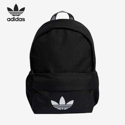 Adidas/阿迪达斯正品三叶草男女同款经典拉链双肩包KQ6385