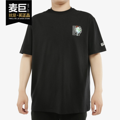新款男子印花圆领短袖T恤