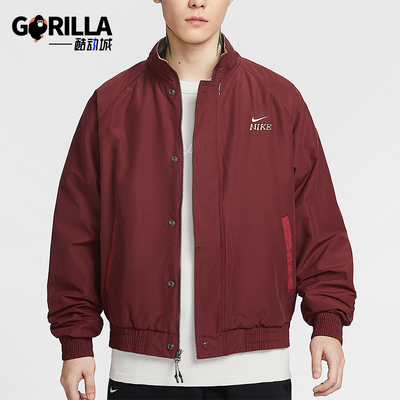 Nike/耐克正品2025冬季款男士日常立领刺绣休闲外套IQ3705-613