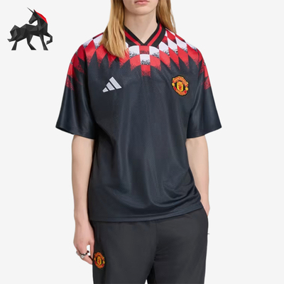 Adidas/阿迪达斯正品男士复古足球休闲文化运动短袖T恤KH4804