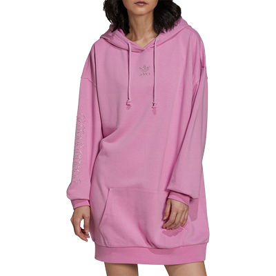 阿迪达斯女子连帽连衣裙