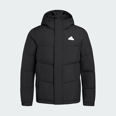 Adidas/阿迪达斯正品冬季男女简约经典连帽保暖运动羽绒服KF6754