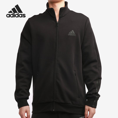 Adidas新款运动休闲立领拉链外套