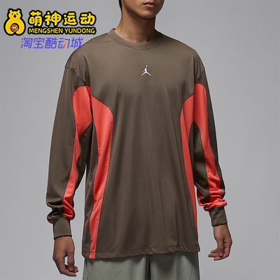 Nike/耐克正品春秋JORDAN男士透气时尚印花球衣长袖T恤IF1886-040